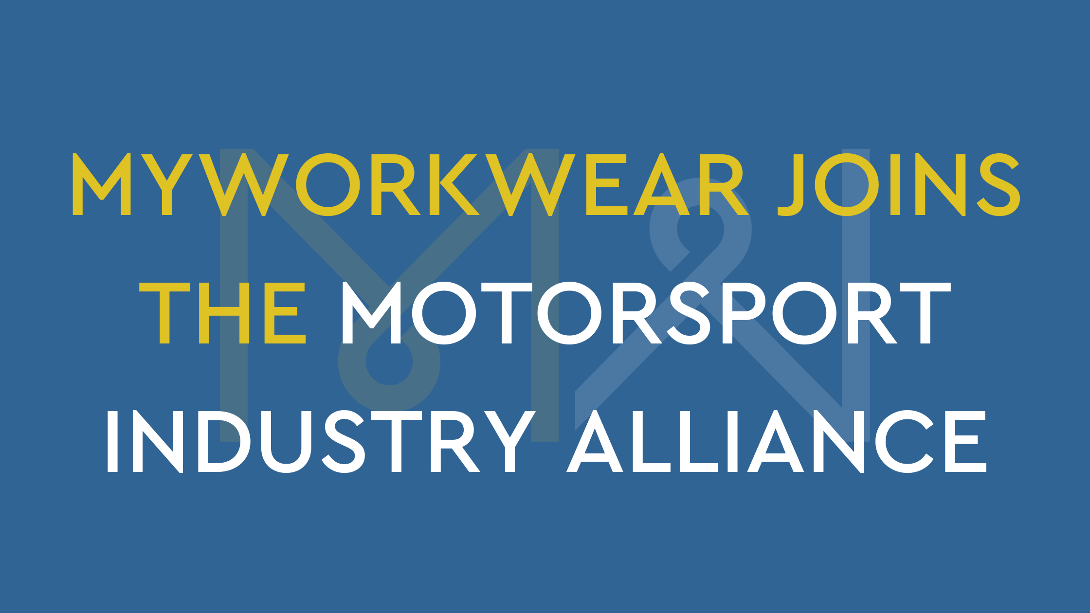MyWorkwear partner with Motorsport Industry Association - MyWorkwear